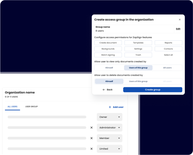 ZapSign | Explore all the features of ZapSign